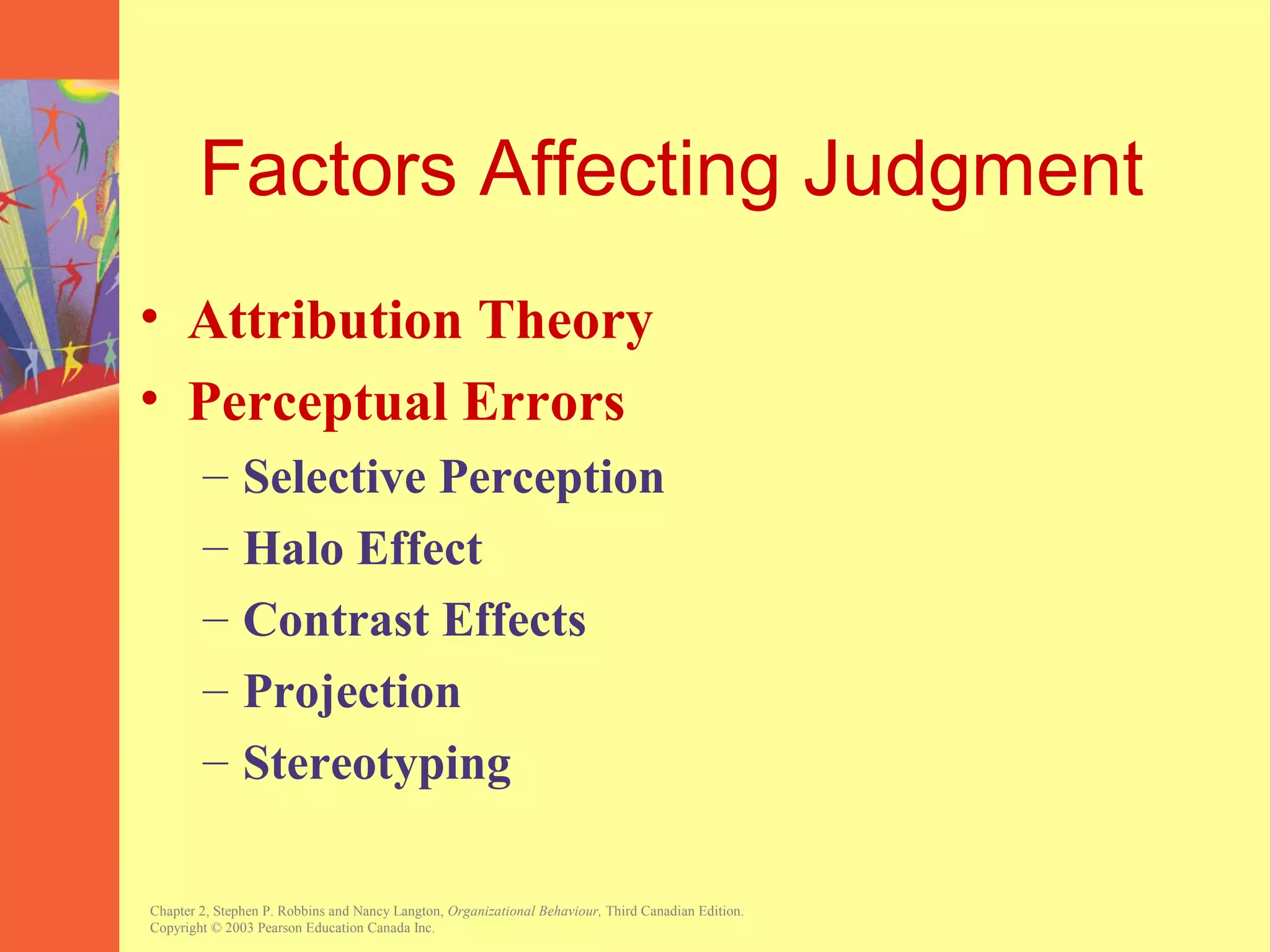 Perception & personality | PPT