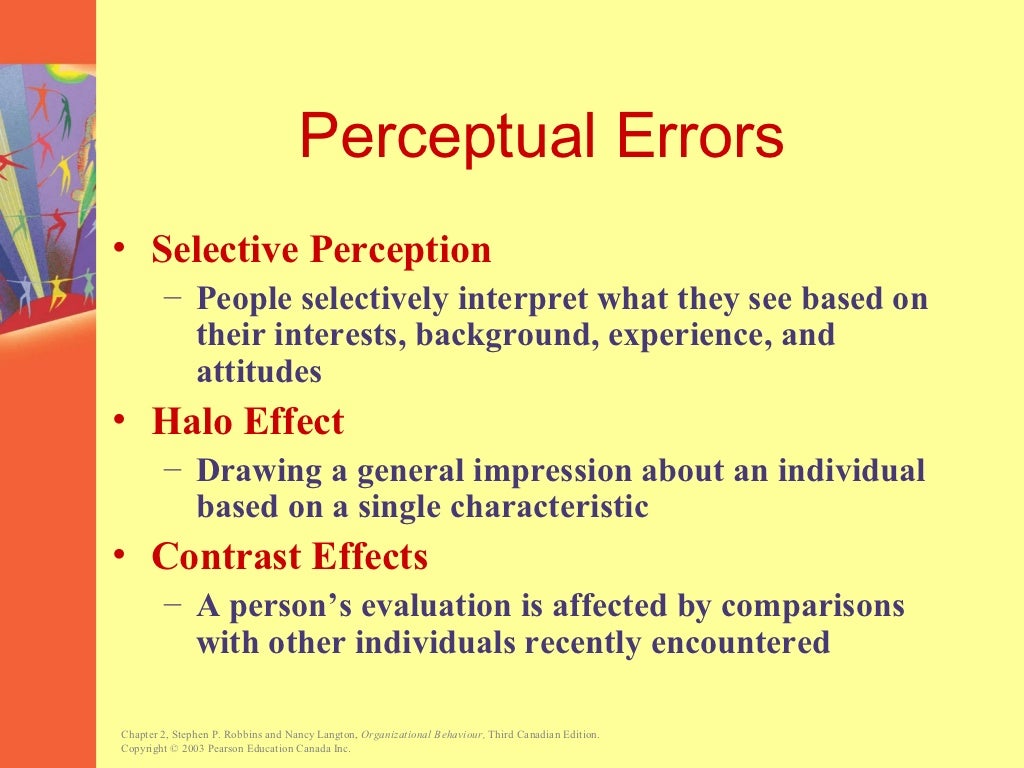 Perception & personality