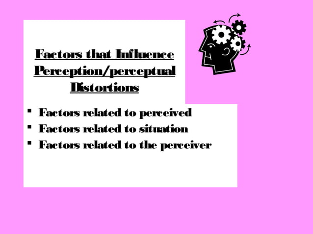 Perception ppt | PPT | Science