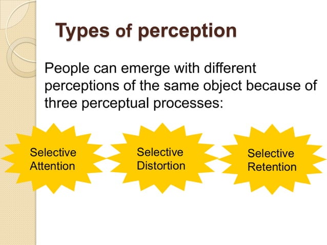 Perception ppt. | PPTX