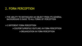 perception processes | PPT
