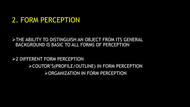 perception processes | PPT