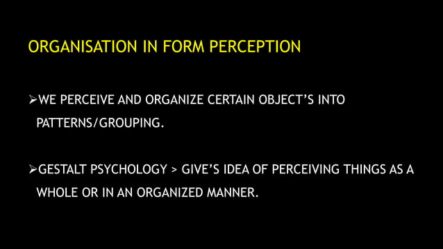 perception processes | PPT