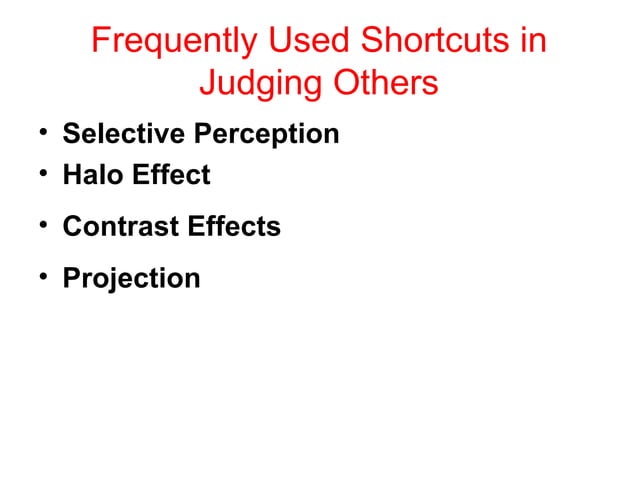 Perceptions in management | PPT