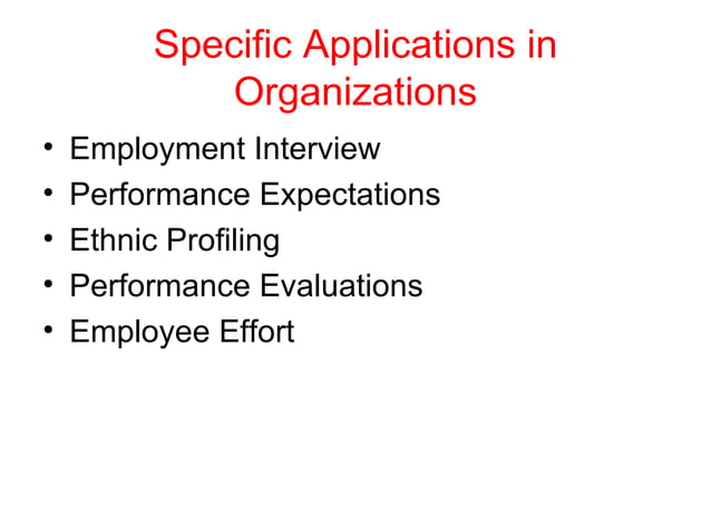 Perceptions in management | PPT