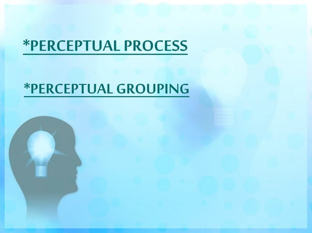 Perceptions | PPTX | Science