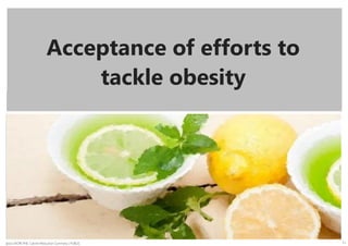 Public perceptions and awareness of NHS England's calorie reduction ...