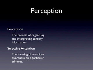 Perception Slides | KEY