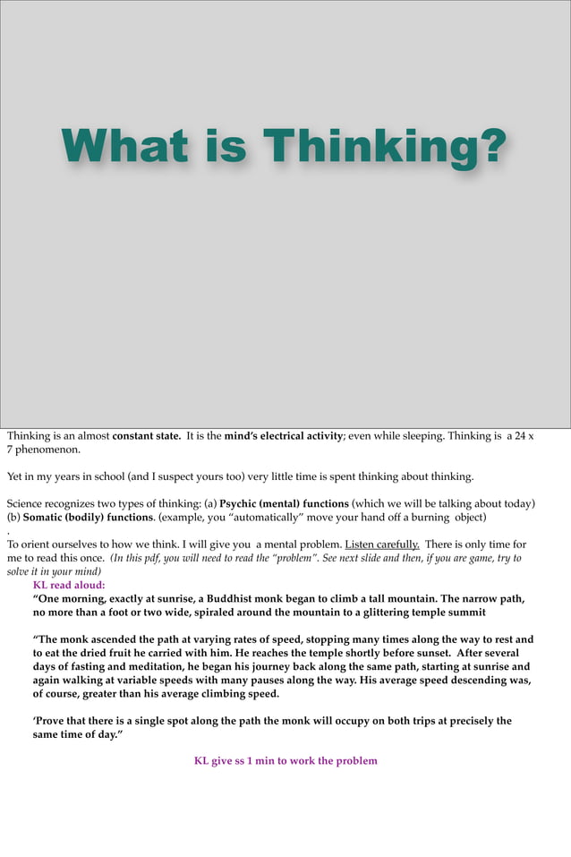 Perception & visual thinking | PDF