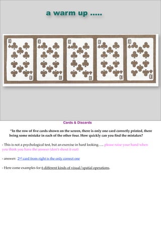 Perception & visual thinking | PDF