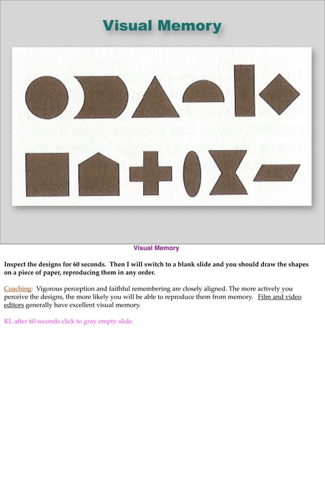 Perception & visual thinking | PDF