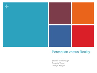 Perception vs. Reality | PPTX