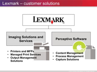 PerceptiveLIVE 2013 - Defining the challenge | PPT