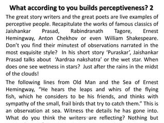 Perceptiveness the other attribute a transformational leader should ...