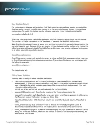 Perceptive nolij web installation and upgrade guide 6.8.x | PDF