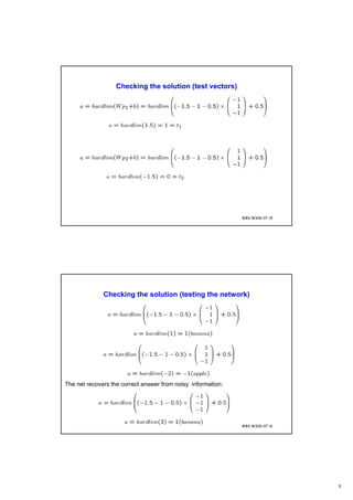 The Perceptron and its Learning Rule | PDF