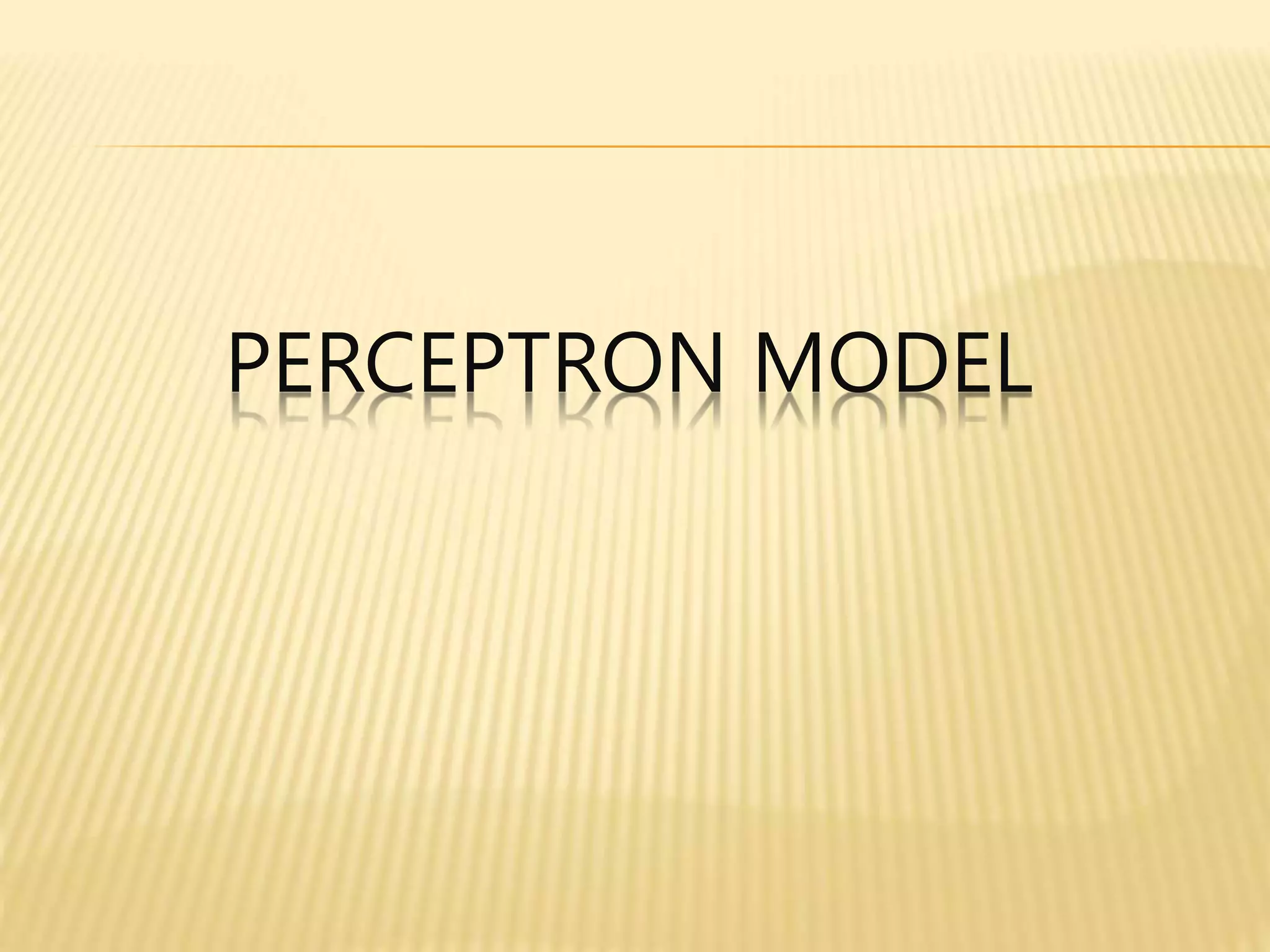 Perceptron | PPTX
