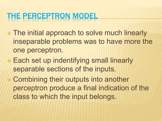 Perceptron | PPT