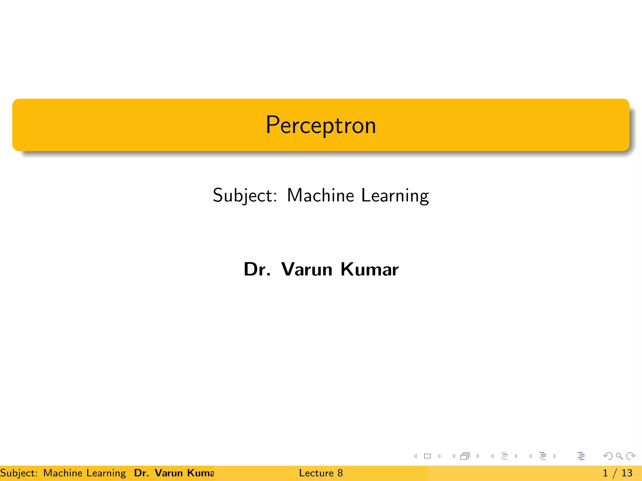 Perceptron | PDF