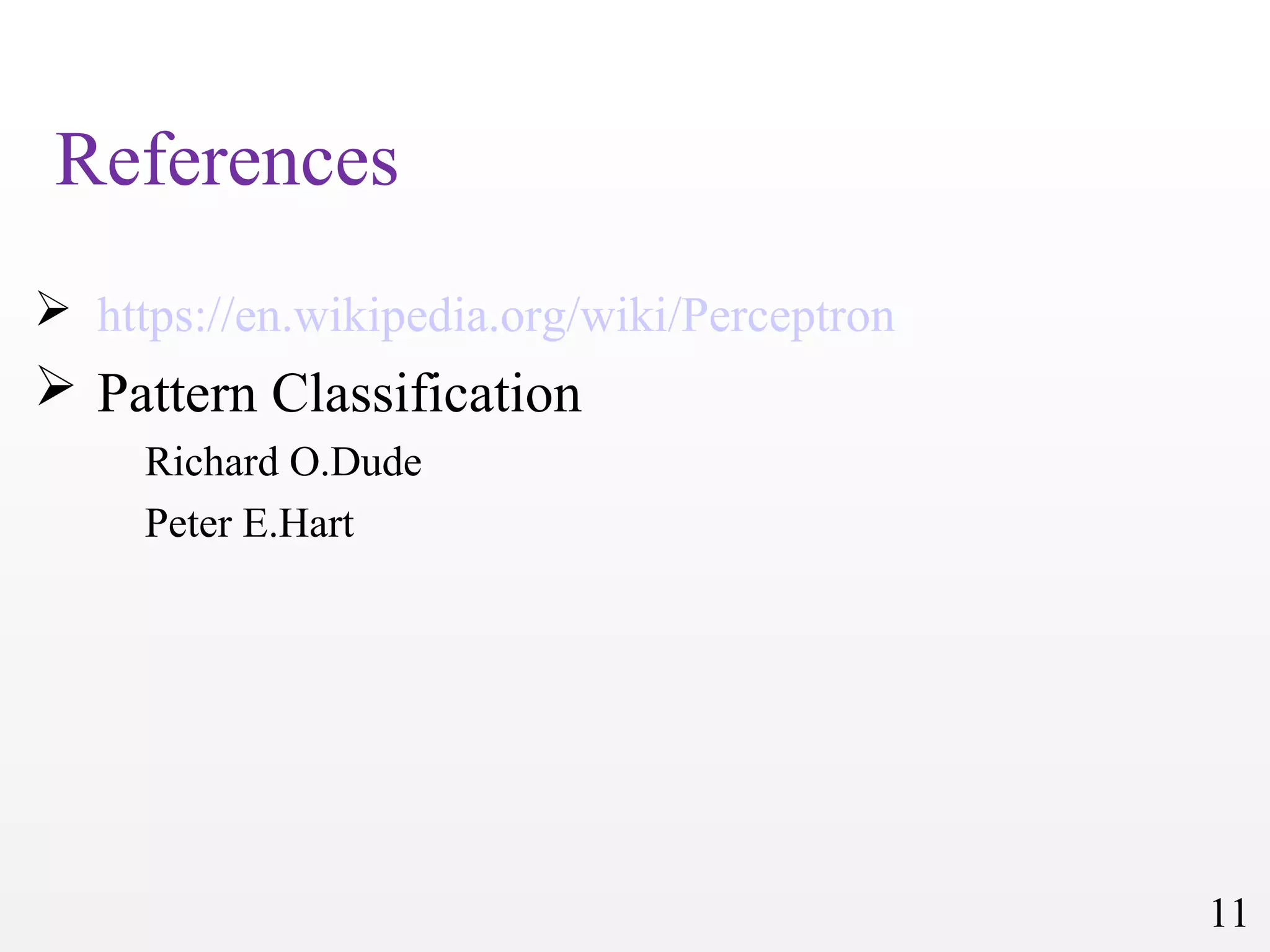 Perceptron algorithm | PPT