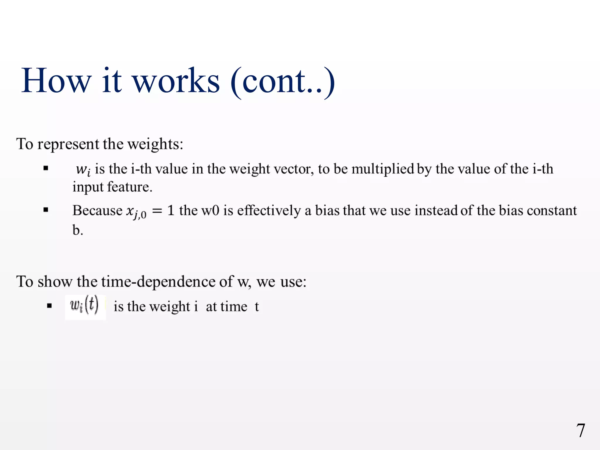 Perceptron algorithm | PPT