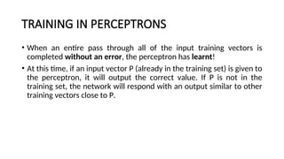 Perceptron and Activation Function in deep learning | PPT