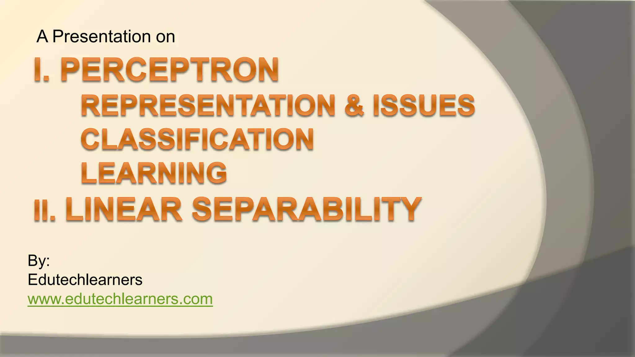 Perceptron Neural Network Ppsx