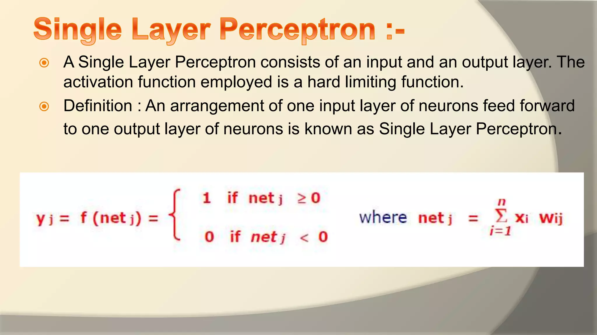 Perceptron (neural network) | PPSX