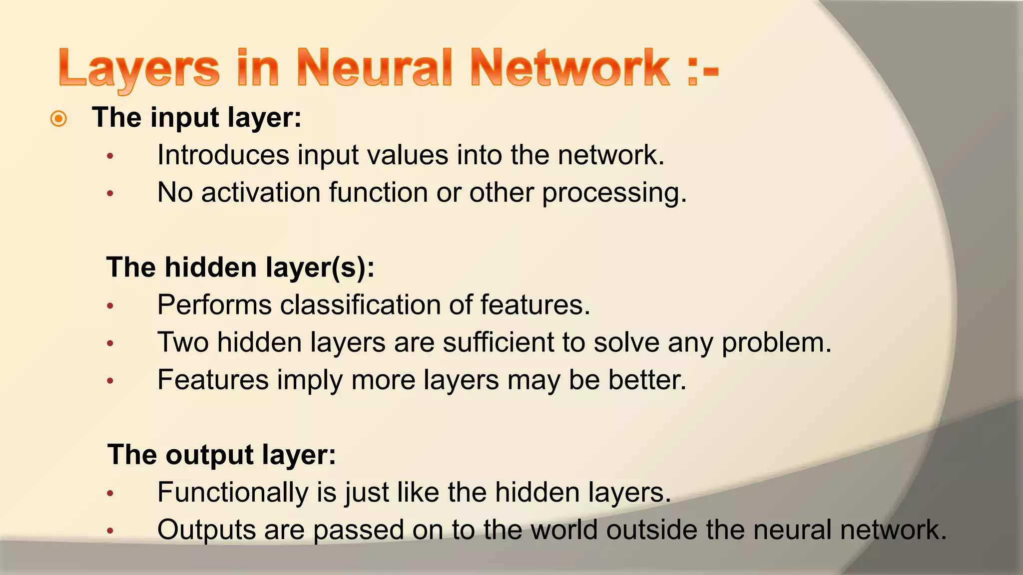Perceptron (neural network) | PPSX