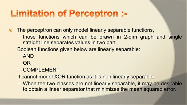 Perceptron (neural network) | PPSX