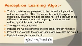 Perceptron (neural network) | PPSX