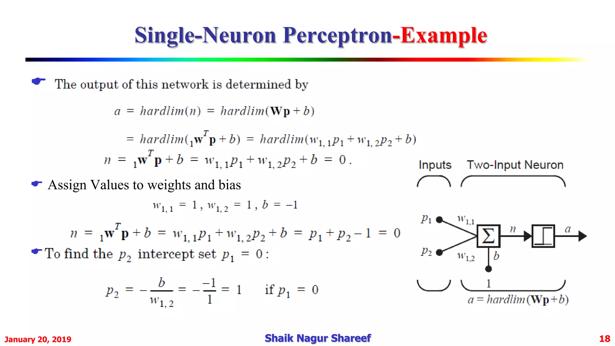 Perceptron & Neural Networks | PPTX