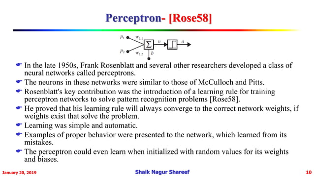 Perceptron & Neural Networks | PPTX