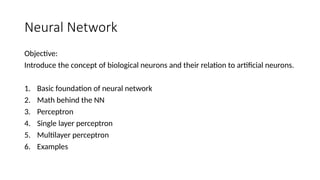 Perceptron for neuron (Single Neuron).pptx
