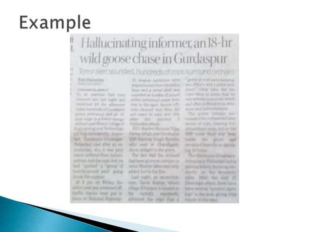 Perceptual abnormalities | PPT