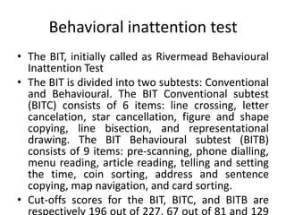 Perceptual and cognitive disorder | PPTX