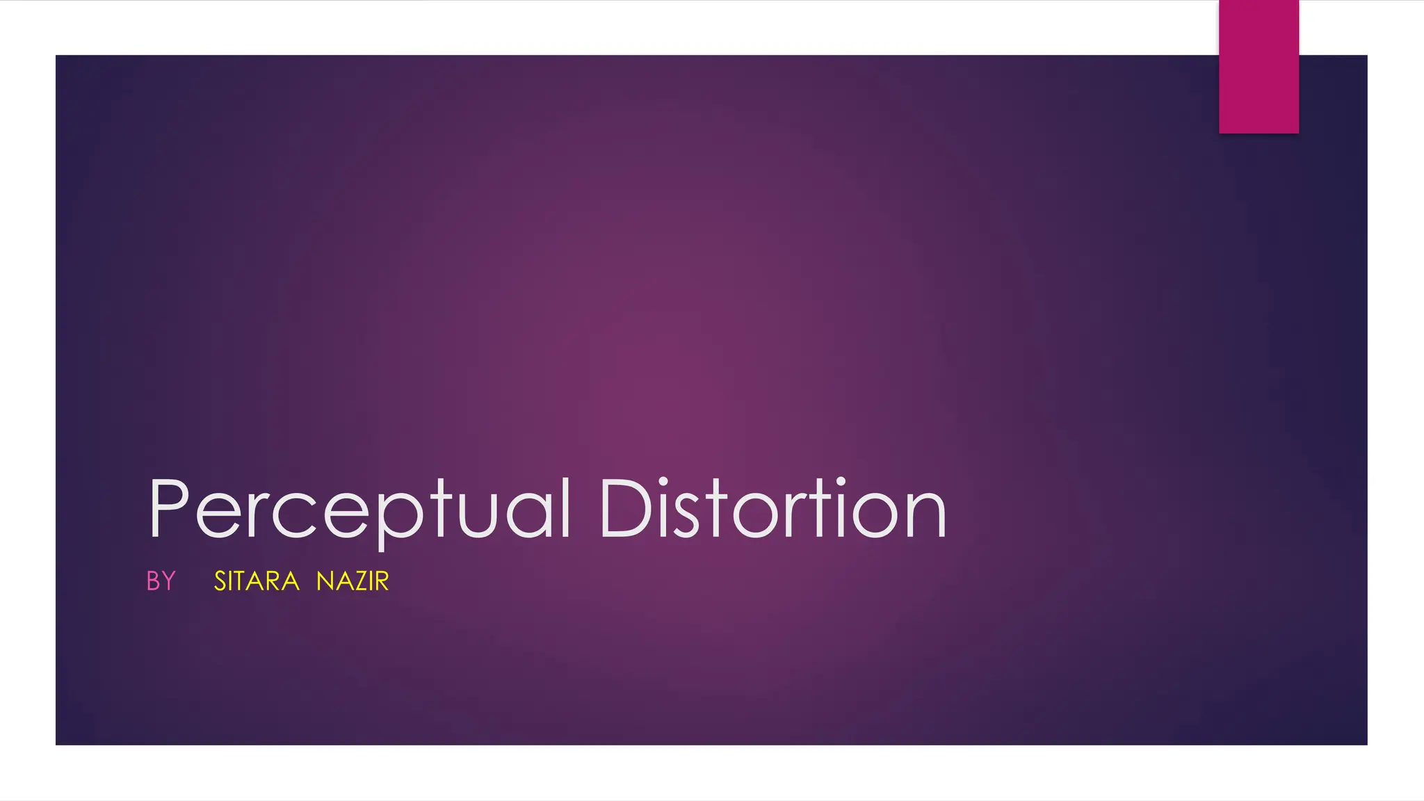 perceptual distortion.pptx pgdm/mba organisational behaviour | PPTX