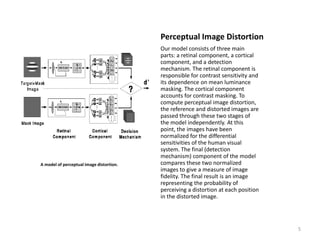Perceptual image distortion | PPTX