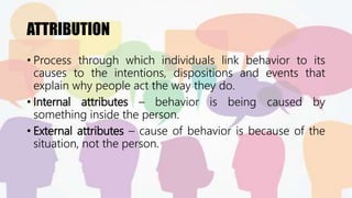 Perceptual organization & attribution | PPTX