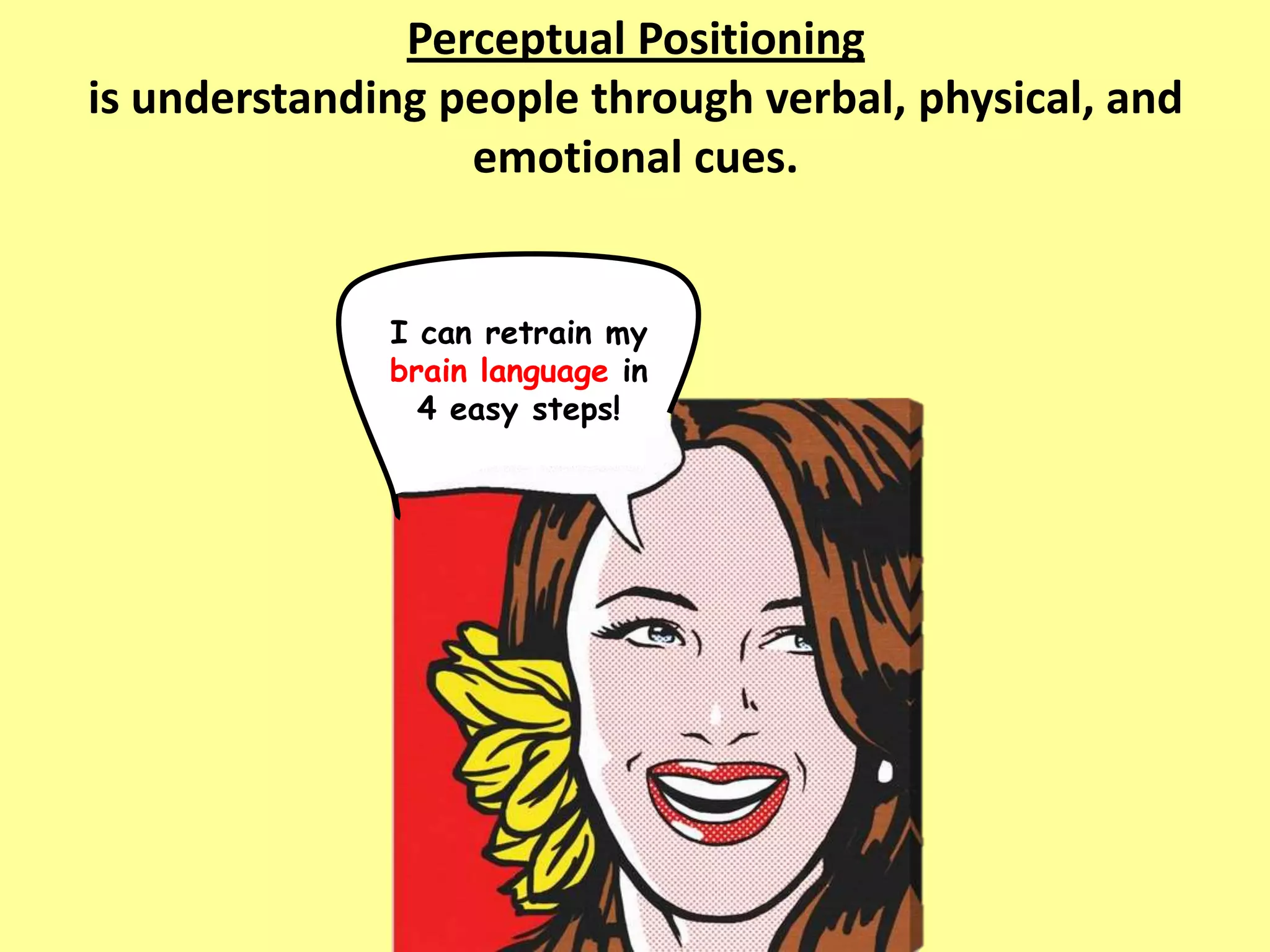 Perceptual positioning | PPTX | Science