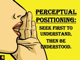 Perceptual positioning | PPT