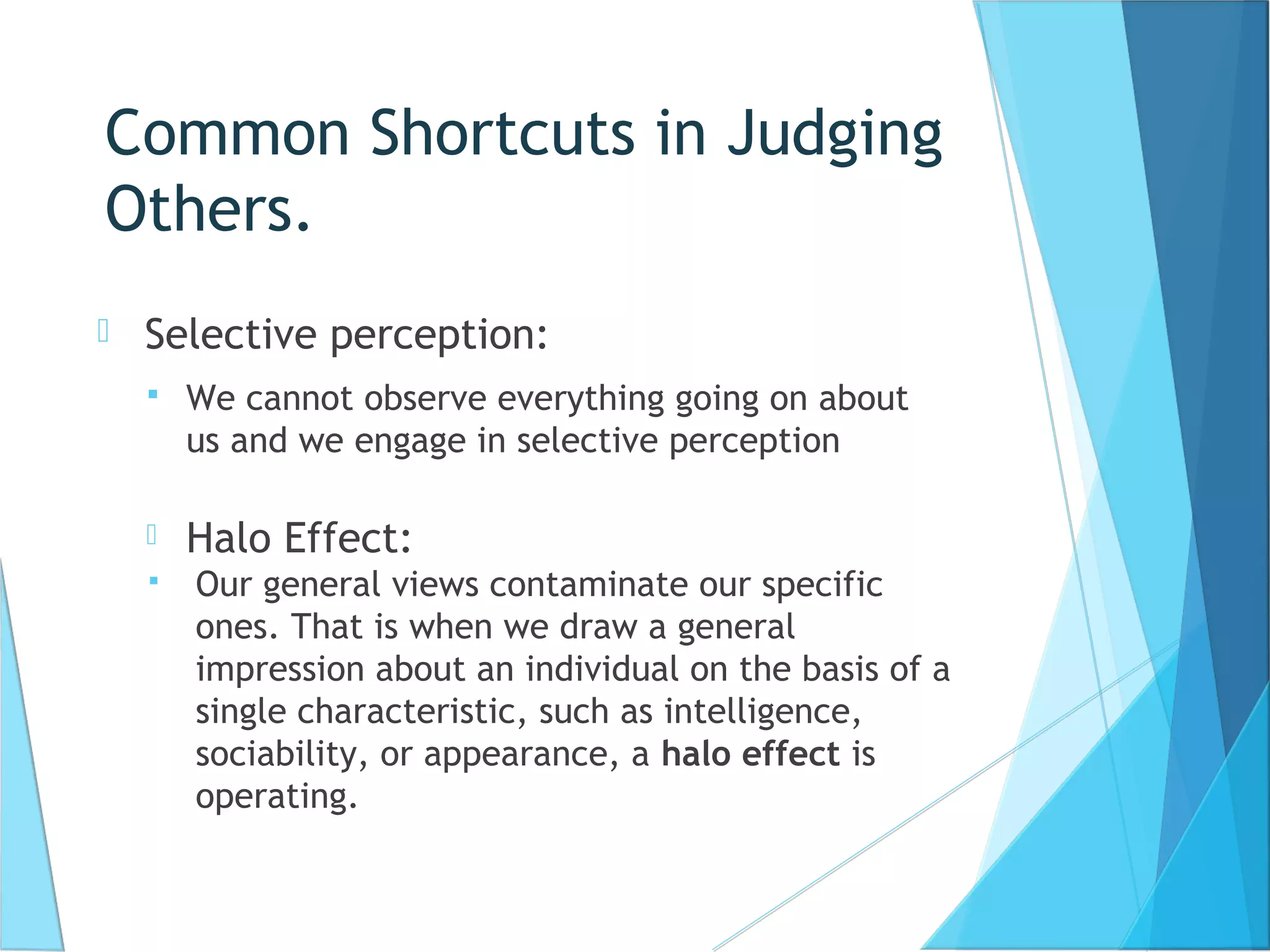 Perceptual Process - Organizational Behaviour | PPT