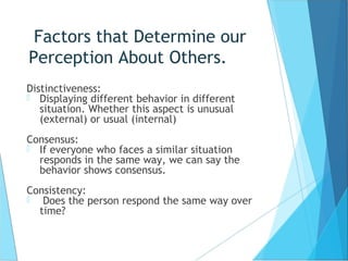 Perceptual Process - Organizational Behaviour | PPT