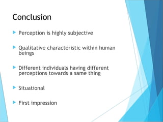 Perceptual Process - Organizational Behaviour | PPT