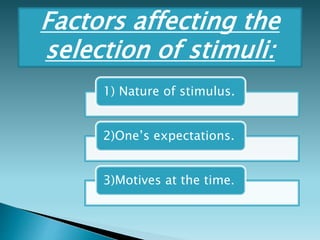 Perception and Consumer Behaviour | PPTX