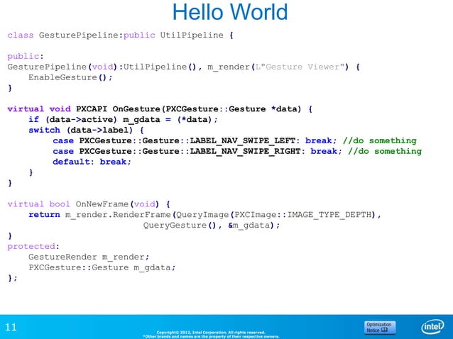 Perceptual Computing | PPTX | Operating Systems | Computer Software and ...