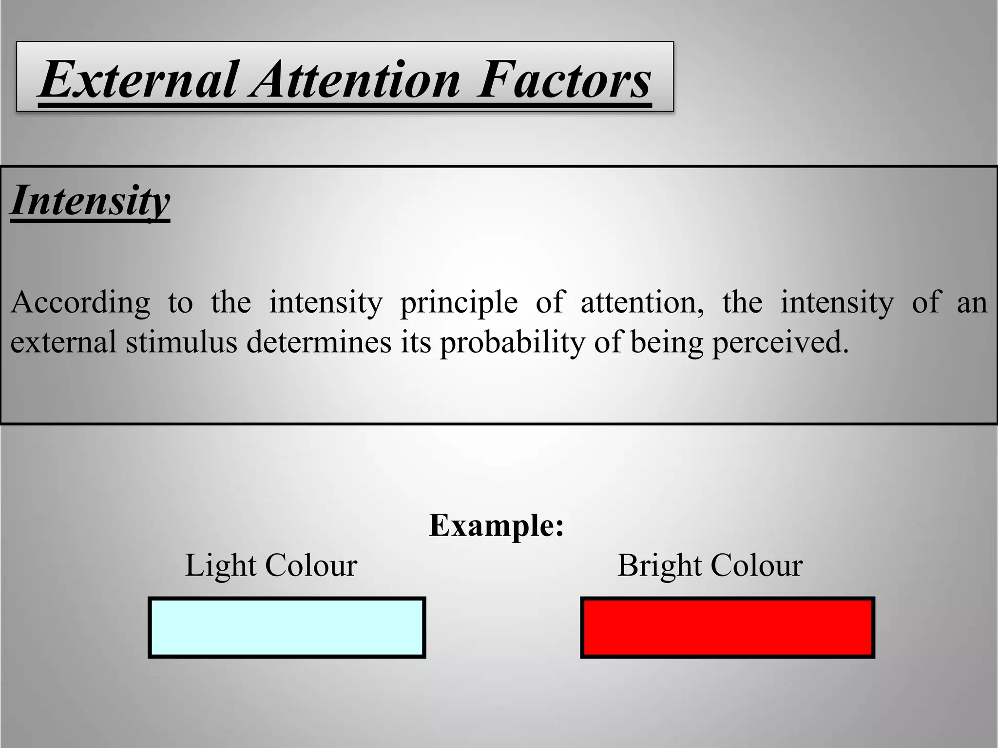 Perceptual selection | PPTX