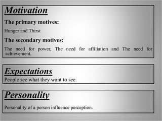 Perceptual selection | PPTX