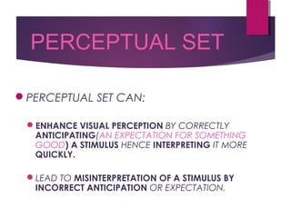 Perceptualset+introduction to learning-Mili Aggarwal | PPT