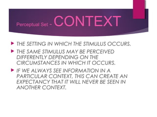 Perceptualset+introduction to learning-Mili Aggarwal | PPT